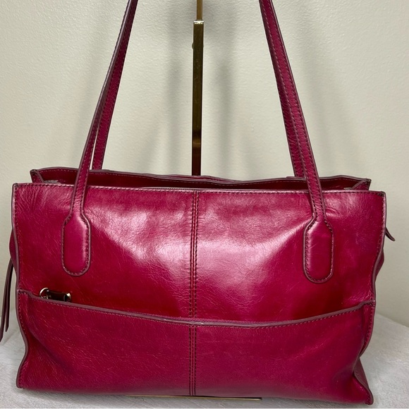 HOBO | Bags | Hobo Friar Merlot Leather Shoulder Tote Bag | Poshmark